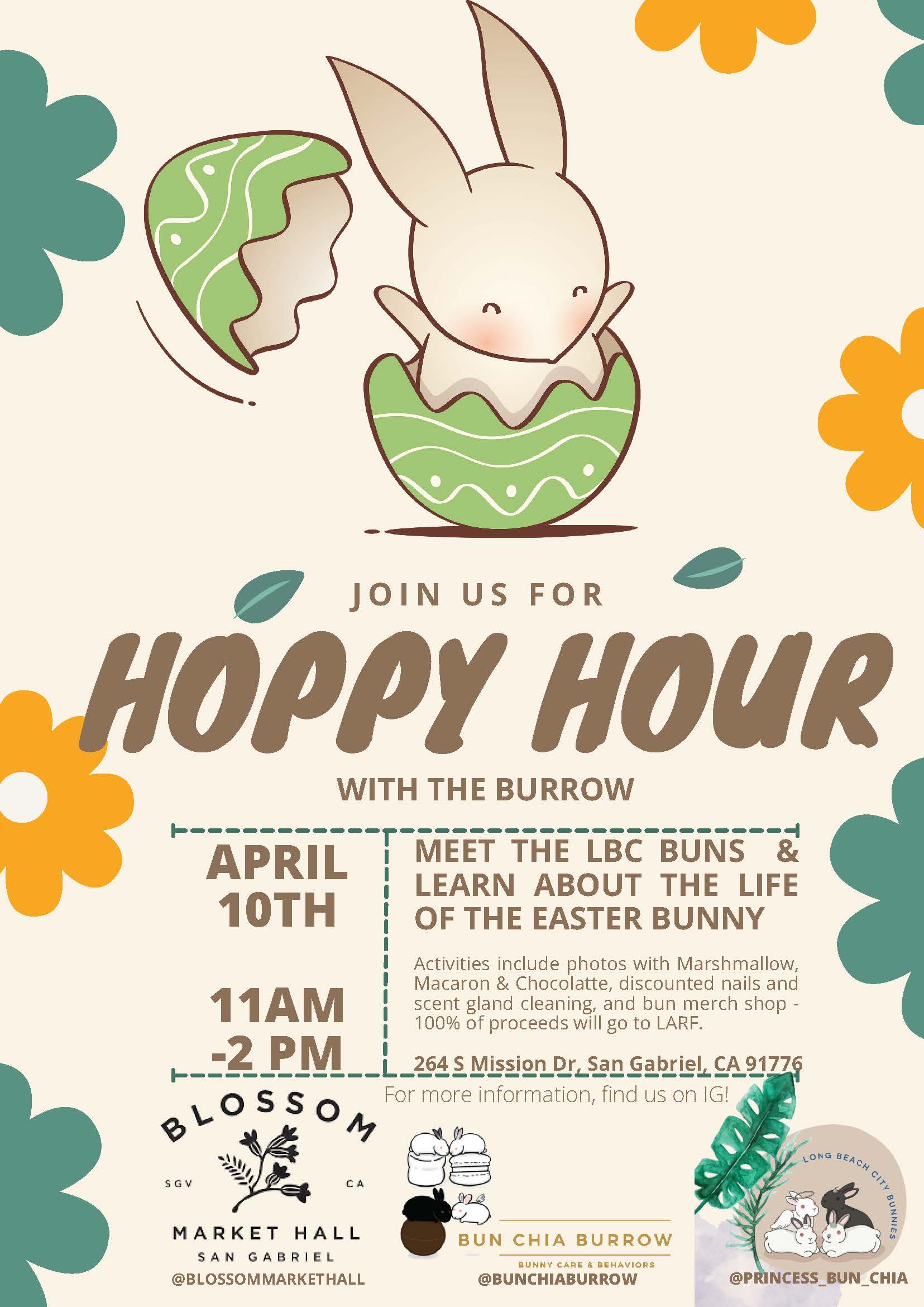 Special Pre-Easter Pop Up! Hoppy Hour with the Burrow - Blossom Market Hall