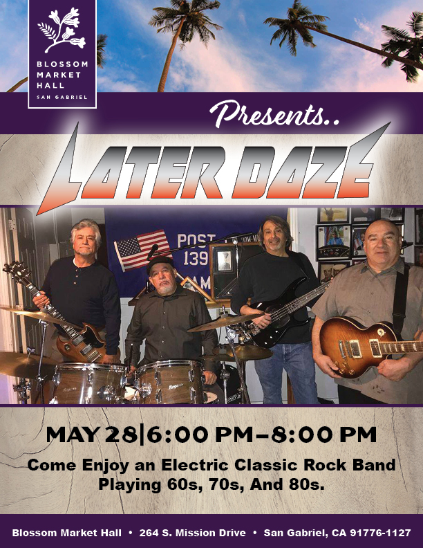 Later Daze Band - Blossom Market Hall