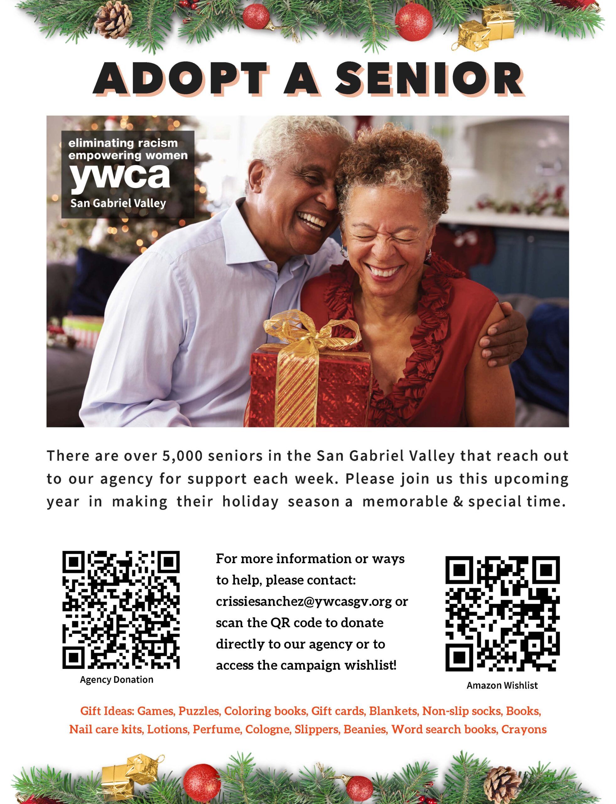 Adopt A Senior_YWCA, San Gabriel Valley - Blossom Market Hall