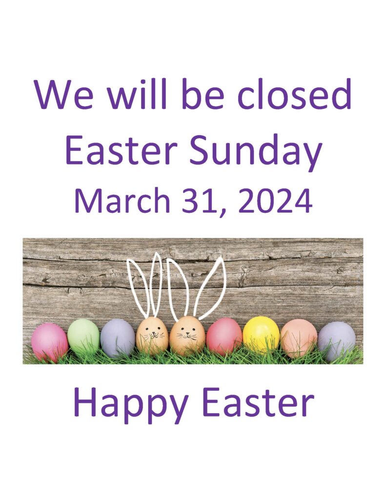 Easter Sunday Closed Blossom Market Hall